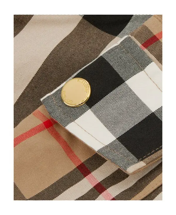 Burberry Mixed Vintage Check Cargo Trousers