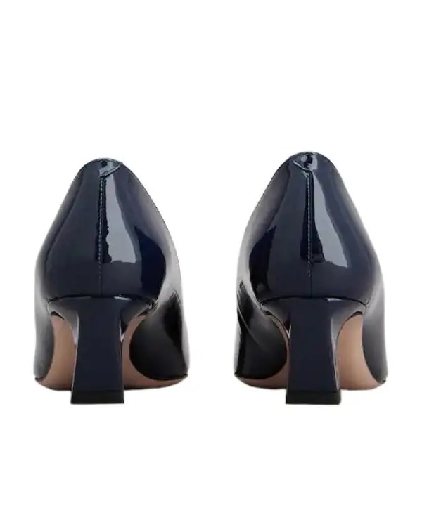 ROGER VIVIER Trompette Embellished Buckle Pumps - Blue