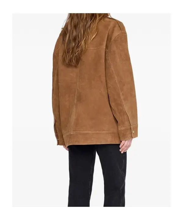 ANINE BING Snap-front Stand-collar Jacket