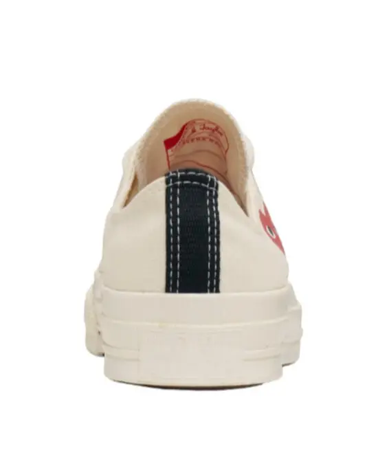 CONVERSE X COMME DES GARONS PLAY Chuck '70 Low-top Sneakers - White