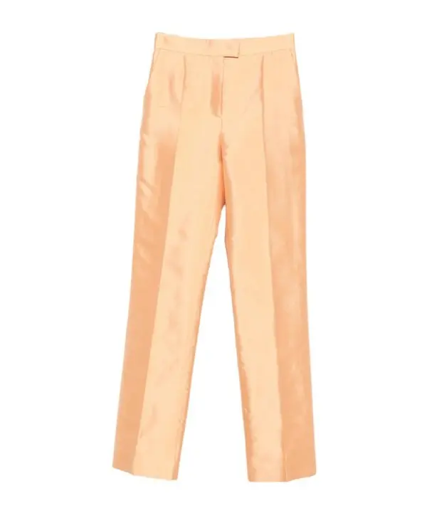 Valentino Garavani Pressed-crease Tailored Trousers - Nude