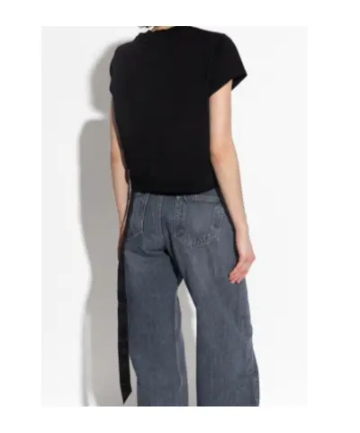 Rick Owens Short Sleeve Crewneck T-shirt - Black
