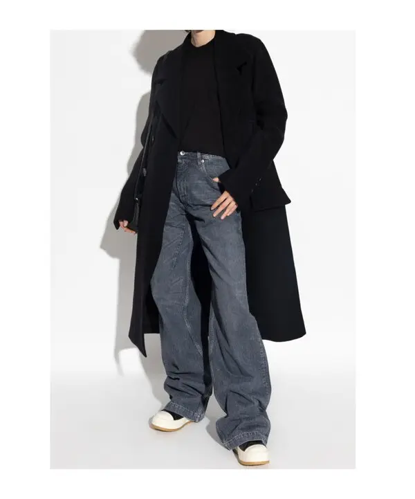 Rick Owens Short Sleeve Crewneck T-shirt - Black