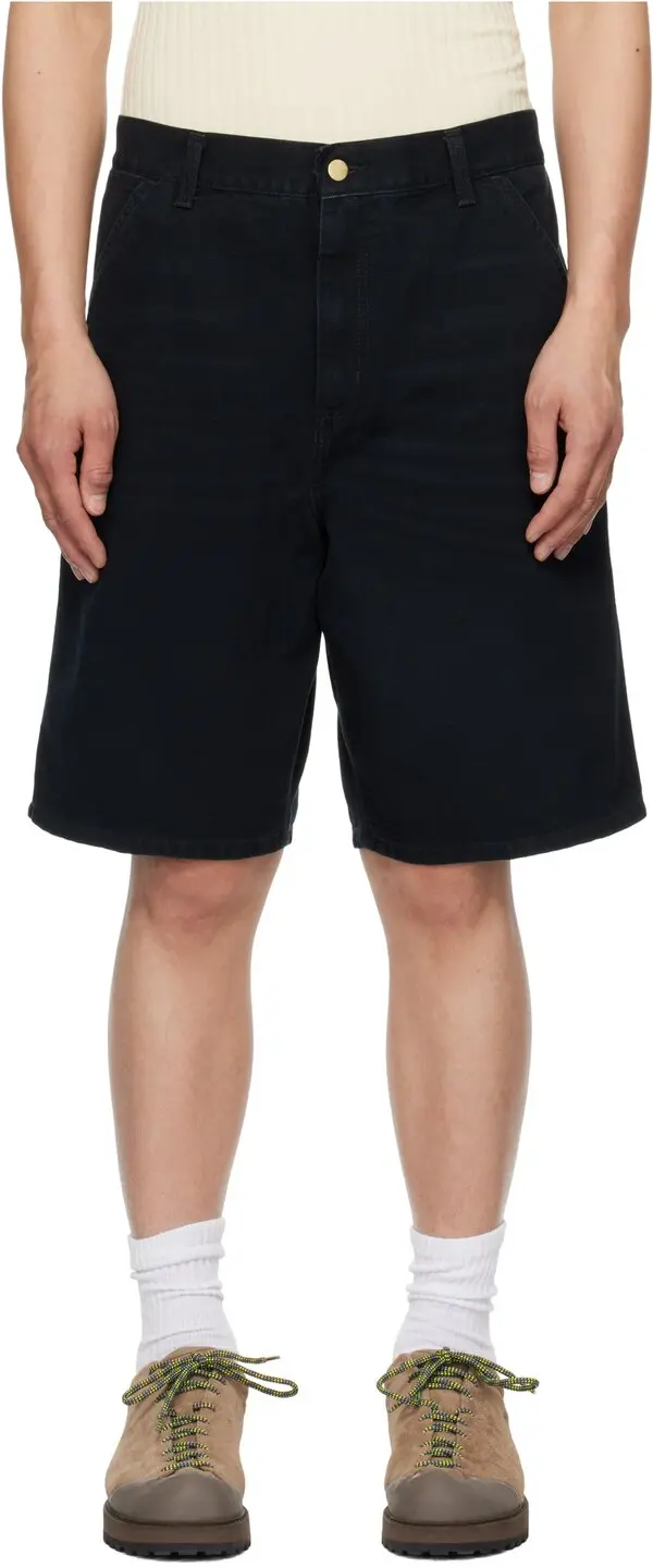 Carhartt Work In Progress Single Knee Shorts - Black
