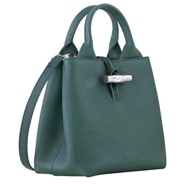 Longchamp Le Roseau Small Tote Bag With Bamboo Buckle - Cedar