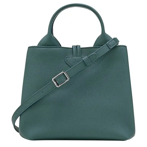 Longchamp Le Roseau Small Tote Bag With Bamboo Buckle - Cedar