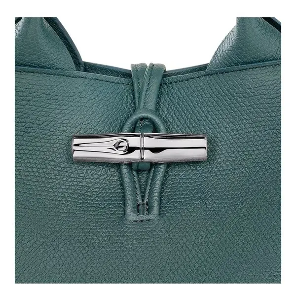 Longchamp Le Roseau Small Tote Bag With Bamboo Buckle - Cedar