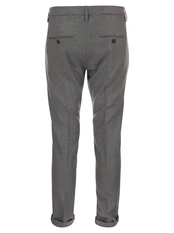 DONDUP Mid-rise Slim-fit Tailored Trousers