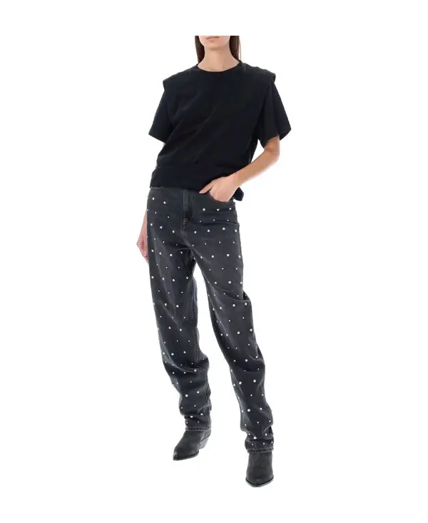 Isabel Marant Étoile Zelitos Layered Crewneck T-shirt - Black