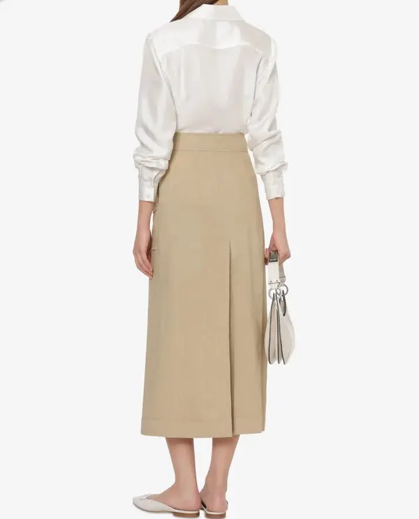 Alberta Ferretti Stretch Longuette Skirt