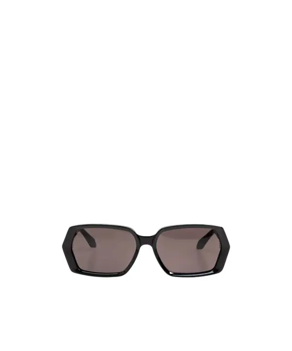 Alaïa Geometric Rectangular Sunglasses - Black