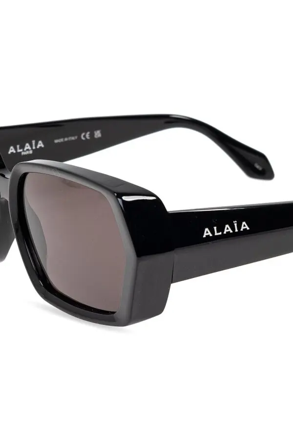 Alaïa Geometric Rectangular Sunglasses