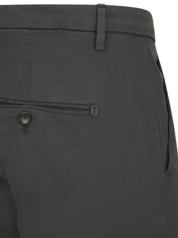 DONDUP Mid Rise Slim Fit Trousers