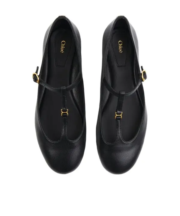Chloé Marcie Almond Toe Ballerinas