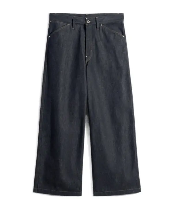 LEMAIRE Logo Patch Tapered-leg Jeans - Slate