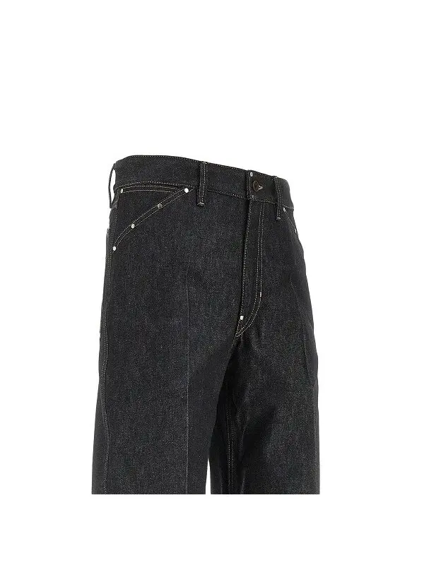 LEMAIRE Tapered-leg Jeans With Logo Patch
