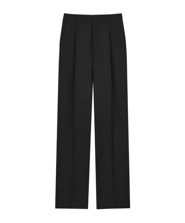 Saint Laurent Mid-rise Tailored Trousers - Black