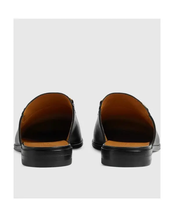 Gucci Horsebit Leather Mules