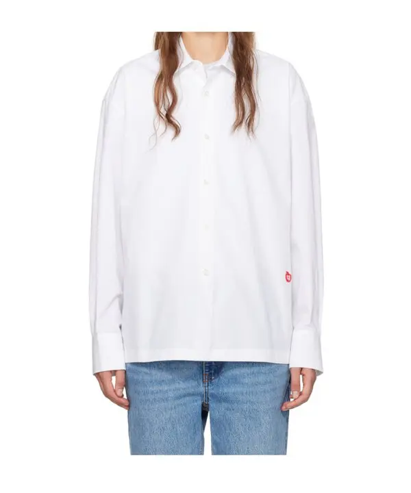 Alexander Wang Logo Embroidered Buttoned Shirt