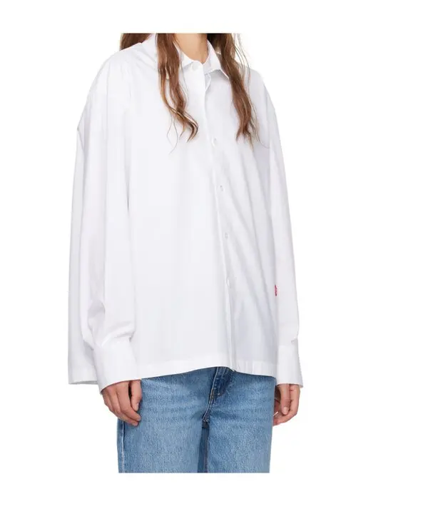 Alexander Wang Logo Embroidered Buttoned Shirt