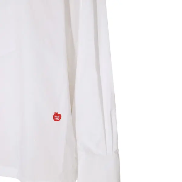 Alexander Wang Logo Embroidered Buttoned Shirt