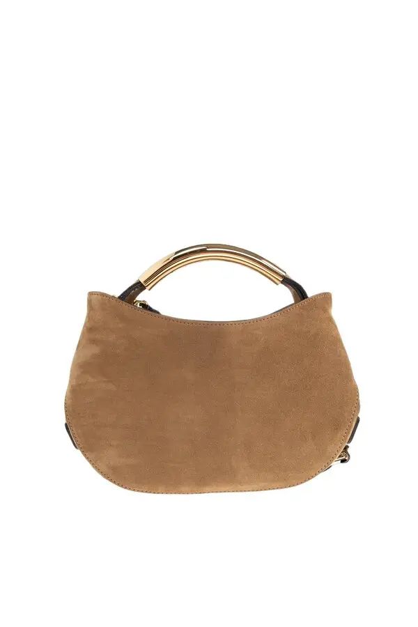 Moschino Handle Me Top Handle Handbag - Brown
