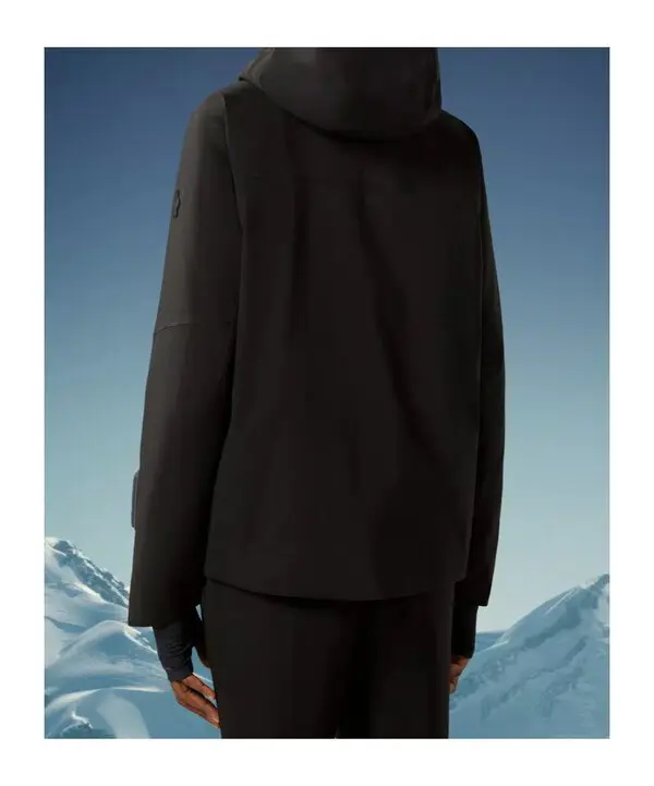 Moncler Chanavey Ski Jacket With Adjustable Hood And Zipper Details