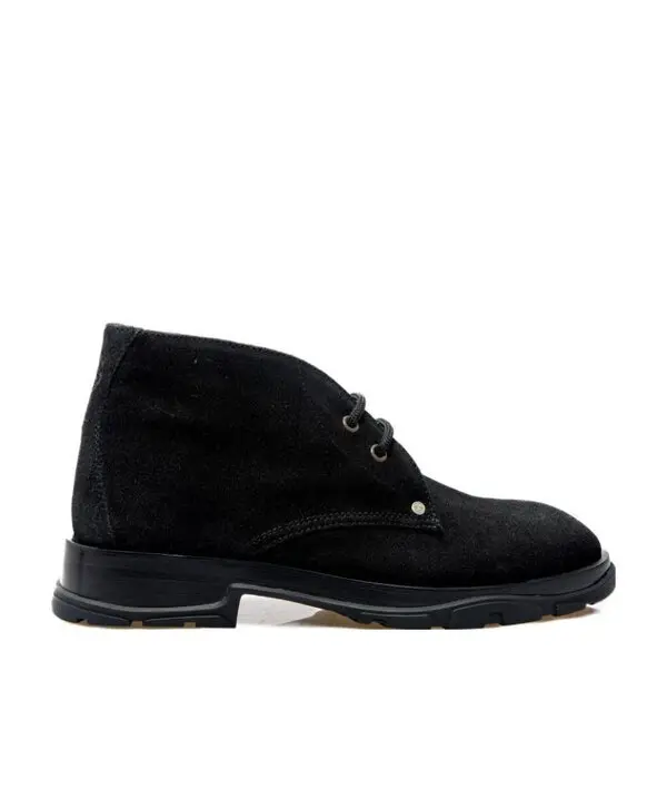 Alexander McQueen Lace-up Round Toe Boots