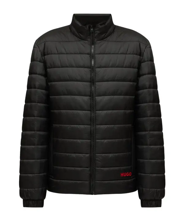Hugo Boss Logo-printed Padded Zip-up Jacket