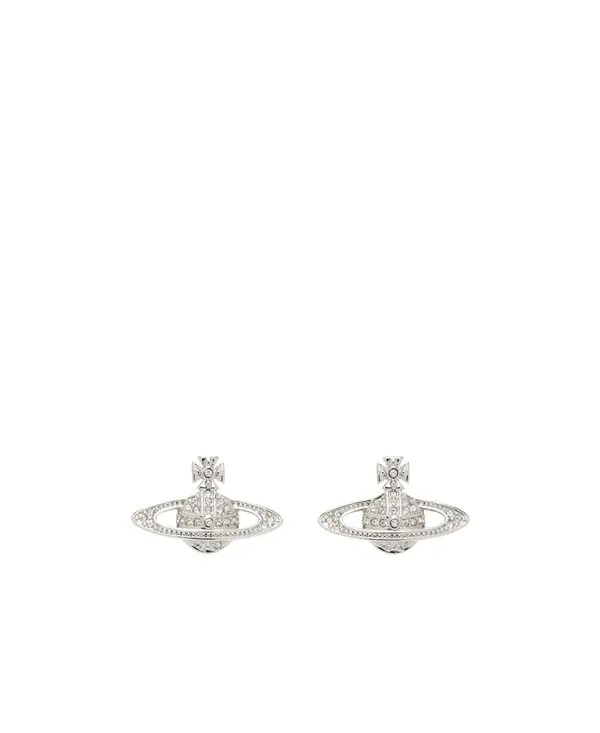 VIVIENNE WESTWOOD Mini Bas Relief Earrings - Gray