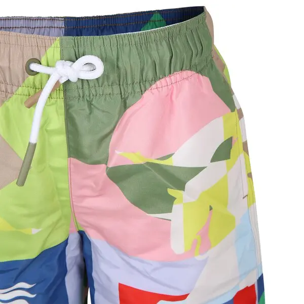 Burberry Printed Swim Shorts With Drawstring