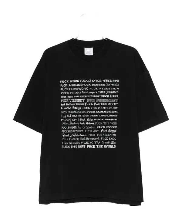 Vetements Crew Neck Short-sleeved T-shirt