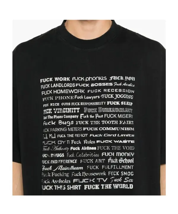 Vetements Crew Neck Short-sleeved T-shirt