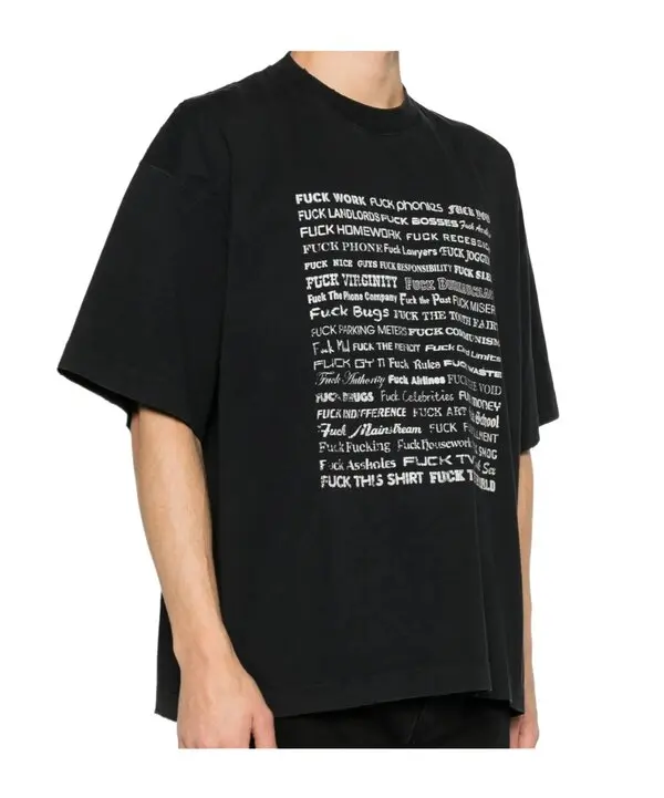 Vetements Crew Neck Short-sleeved T-shirt