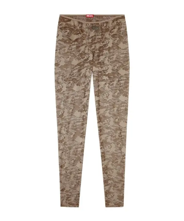 DIESEL® Claire-utlt Tapered Lace Trousers - Brown
