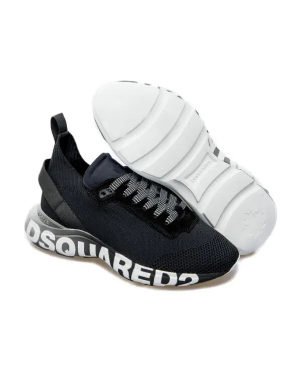 Dsquared2 Logo Print Lace-up Sneakers