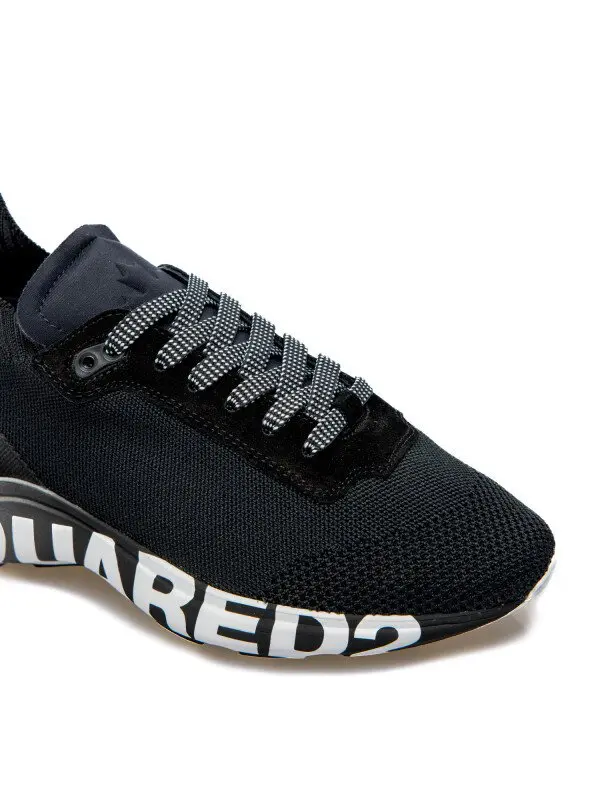Dsquared2 Logo Print Lace-up Sneakers