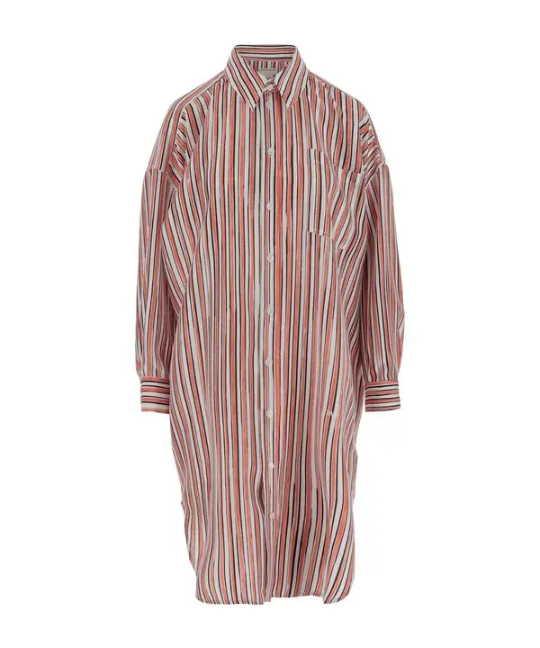 Bottega Veneta Striped Shirt Dress
