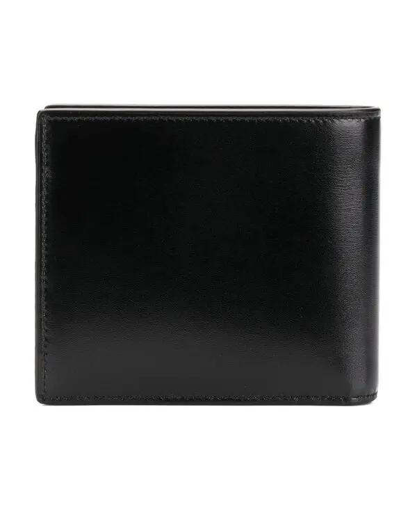 Saint Laurent Monogram Logo Plaque Bi-fold Wallet