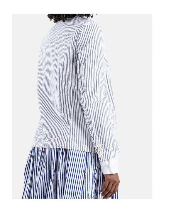 Comme Des Garçons Single-breasted Striped Blazer