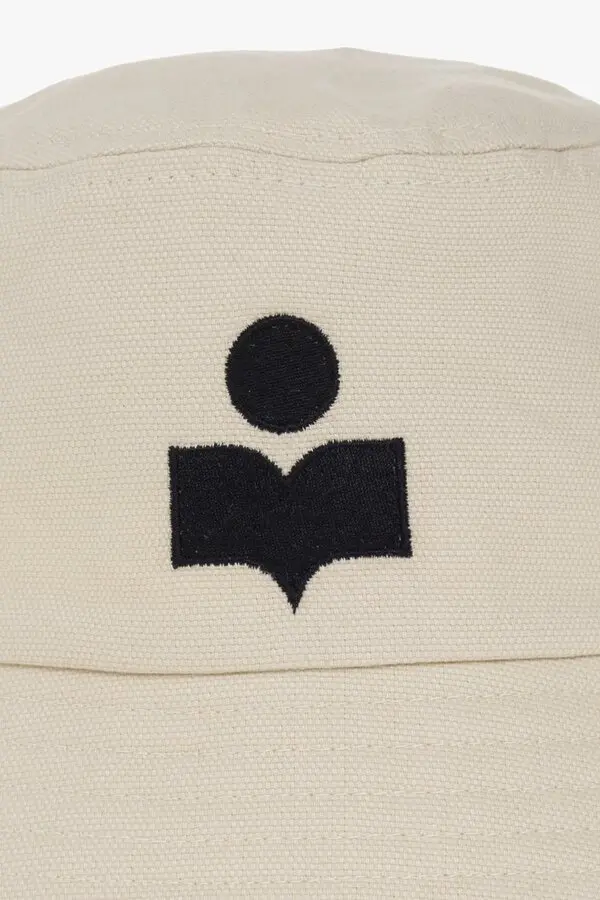 Isabel Marant Étoile Logo Embroidered Bucket Hat - Nude