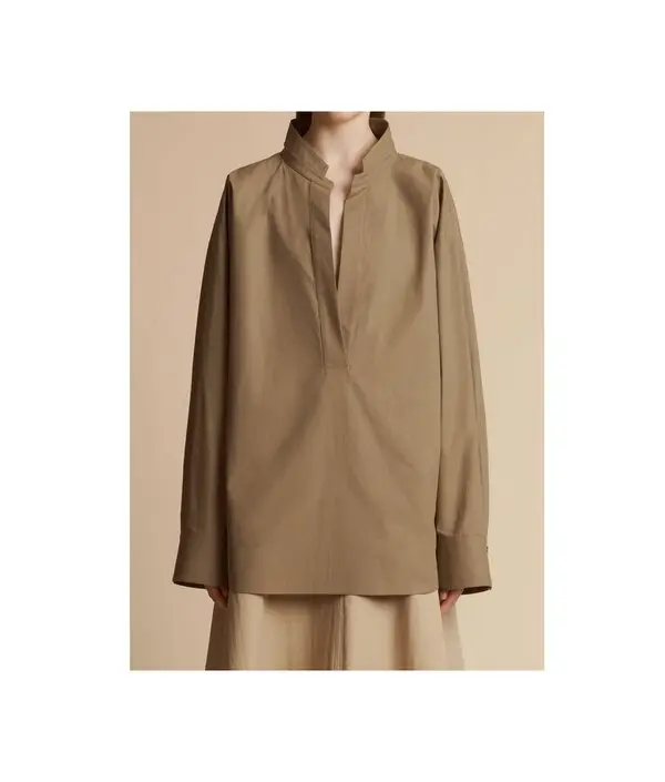 Khaite Tito Long-sleeved Blouse