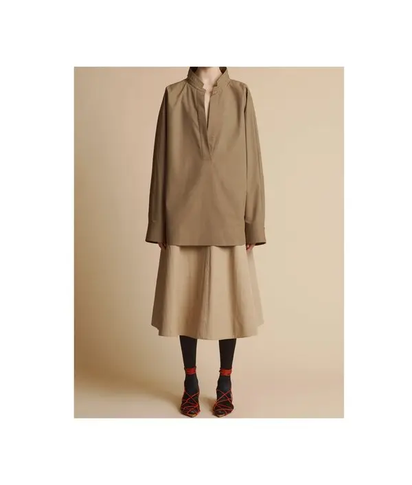 Khaite Tito Long-sleeved Blouse