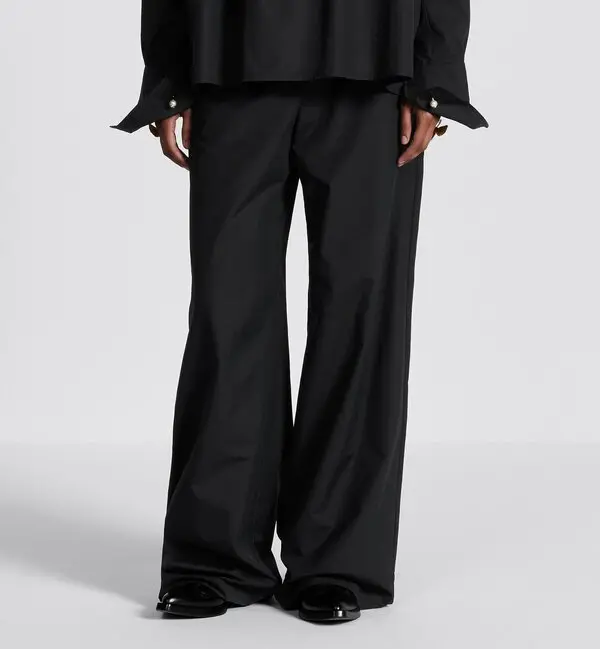 Dior Flared Trousers With Drawstring Waist