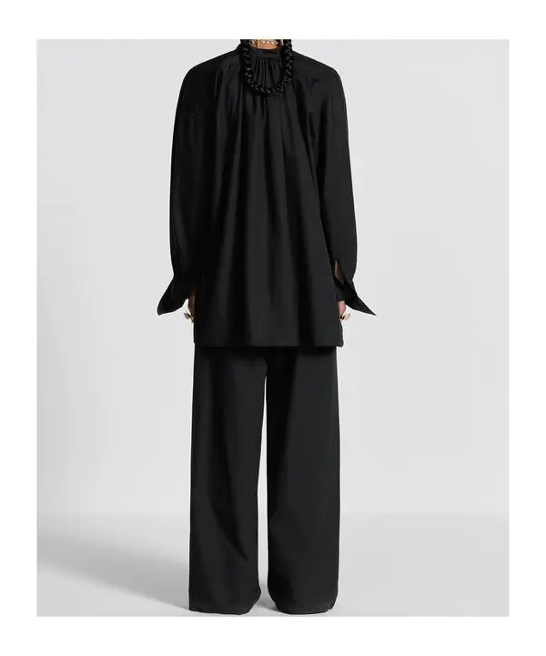Dior Flared Trousers With Drawstring Waist