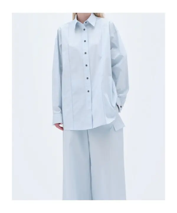REMAIN BIRGER Pintucked Detail Shirt