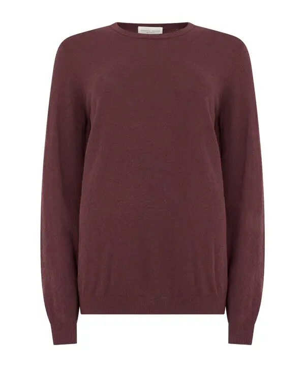 ROBERTO COLLINA Crew Neck Knitted Sweater - Red