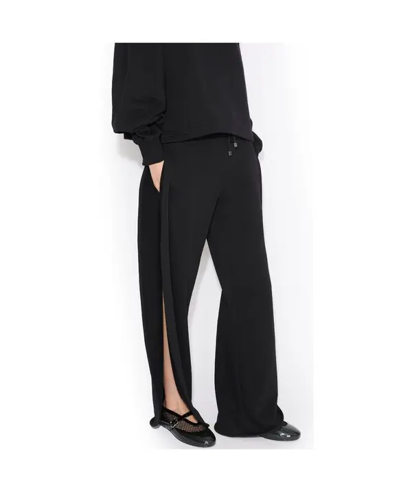 Alaïa Petal Drawstring Joggers With Slit Leg