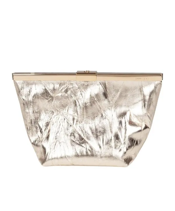JIMMY CHOO Logo-embossed Single-shoulder Bag - White