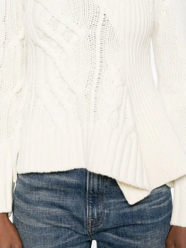 Sacai Knit Pullover - Nude